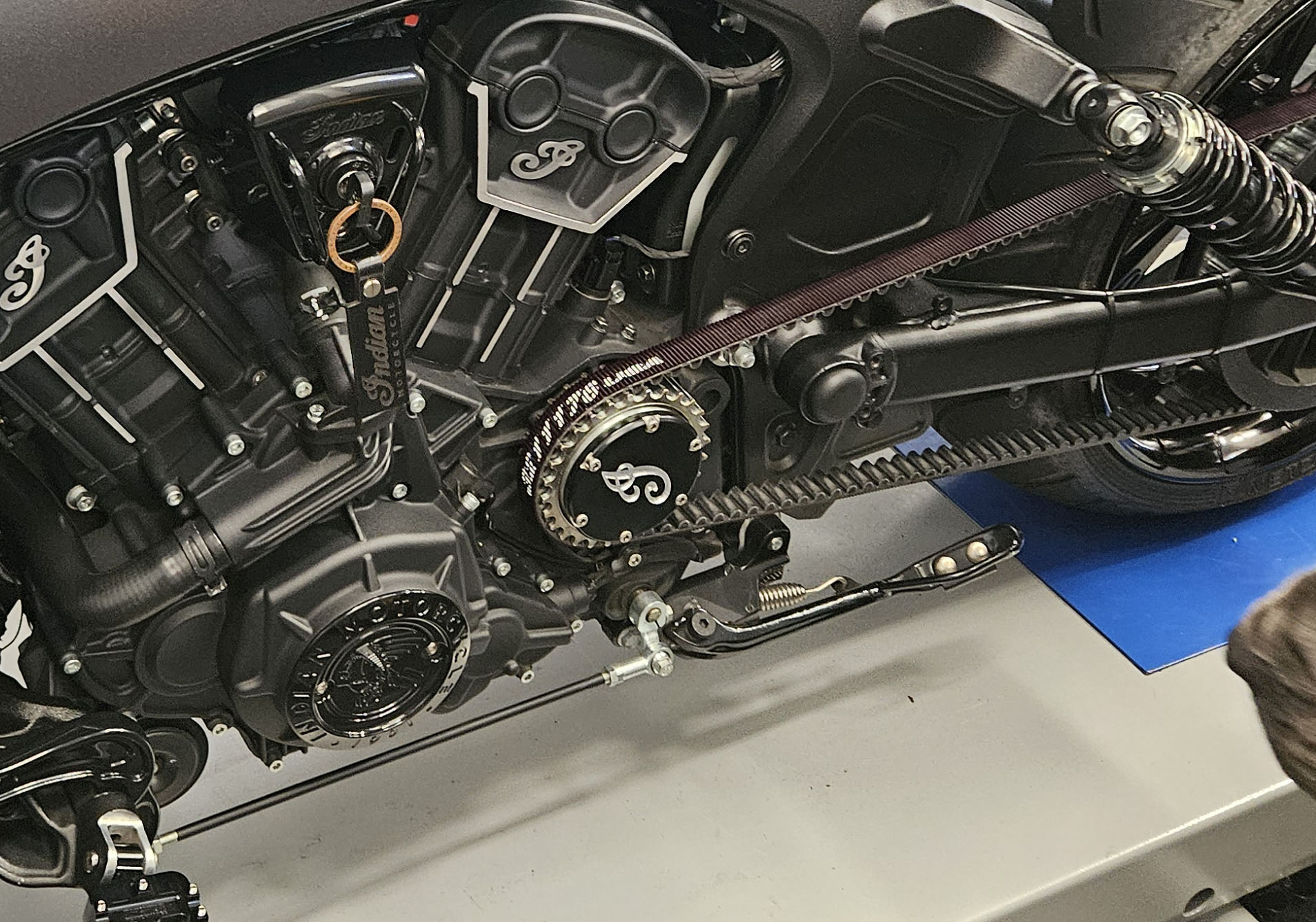 billet indian cog cover